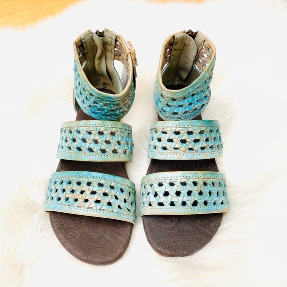 Roan | Shoes | Roan By Bed Stu Perforated Leather Flat Sandals | Poshmark